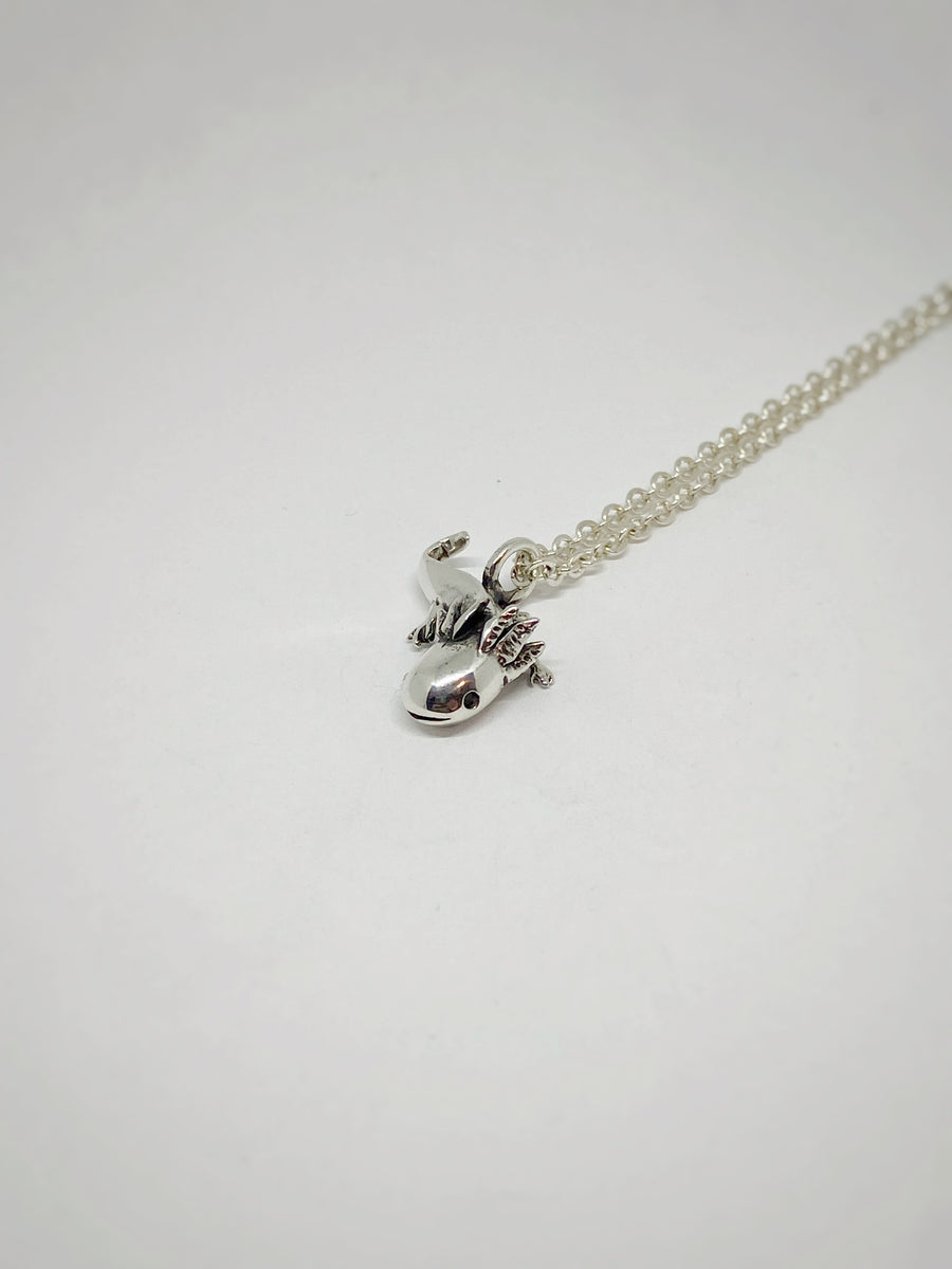 Axolotl Pendant (With Chain) – Cruzada Jewelry International